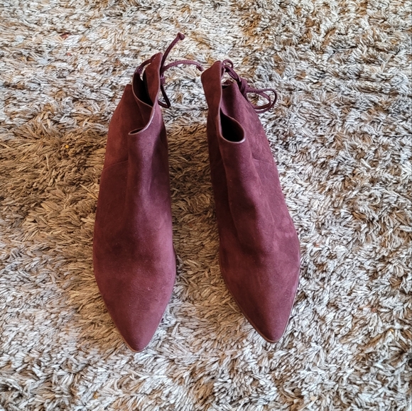 Splendid | Shoes | Nwt Splendid Deep Plum Niva Ankle Booties 9 | Poshmark